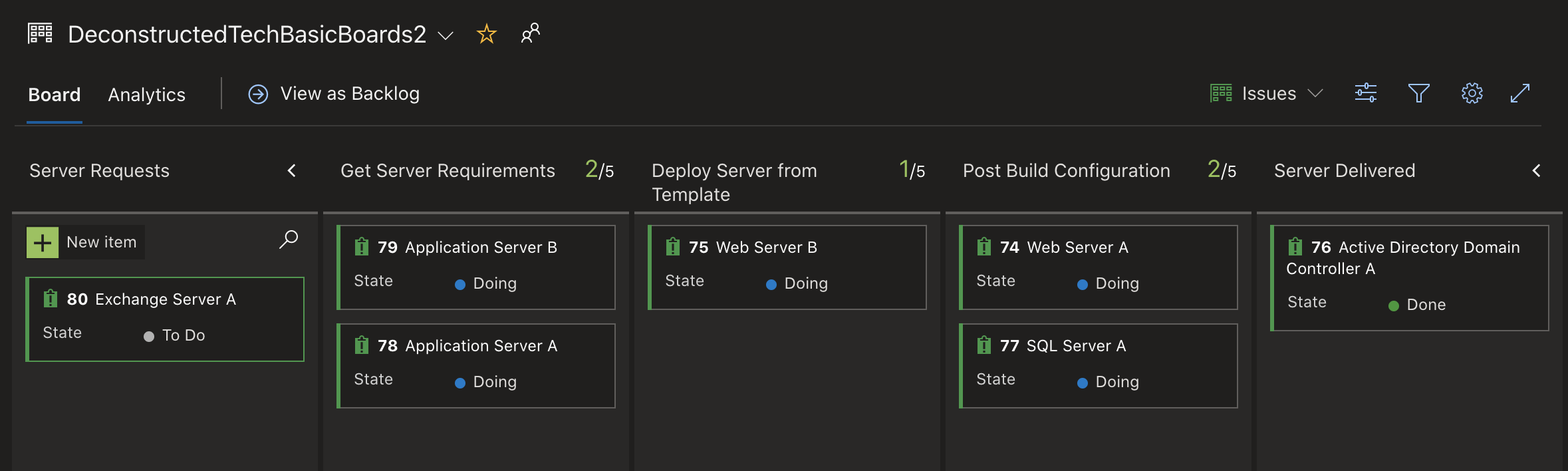 Using Azure DevOps for General Planning – Kanban Boards – Deconstructed ...